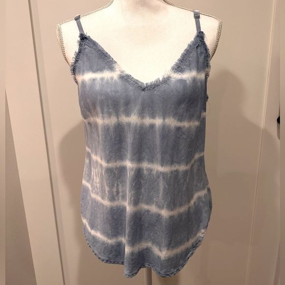 cloth & stone | Tops | Cloth Stone Frayed Tank Top | Poshmark